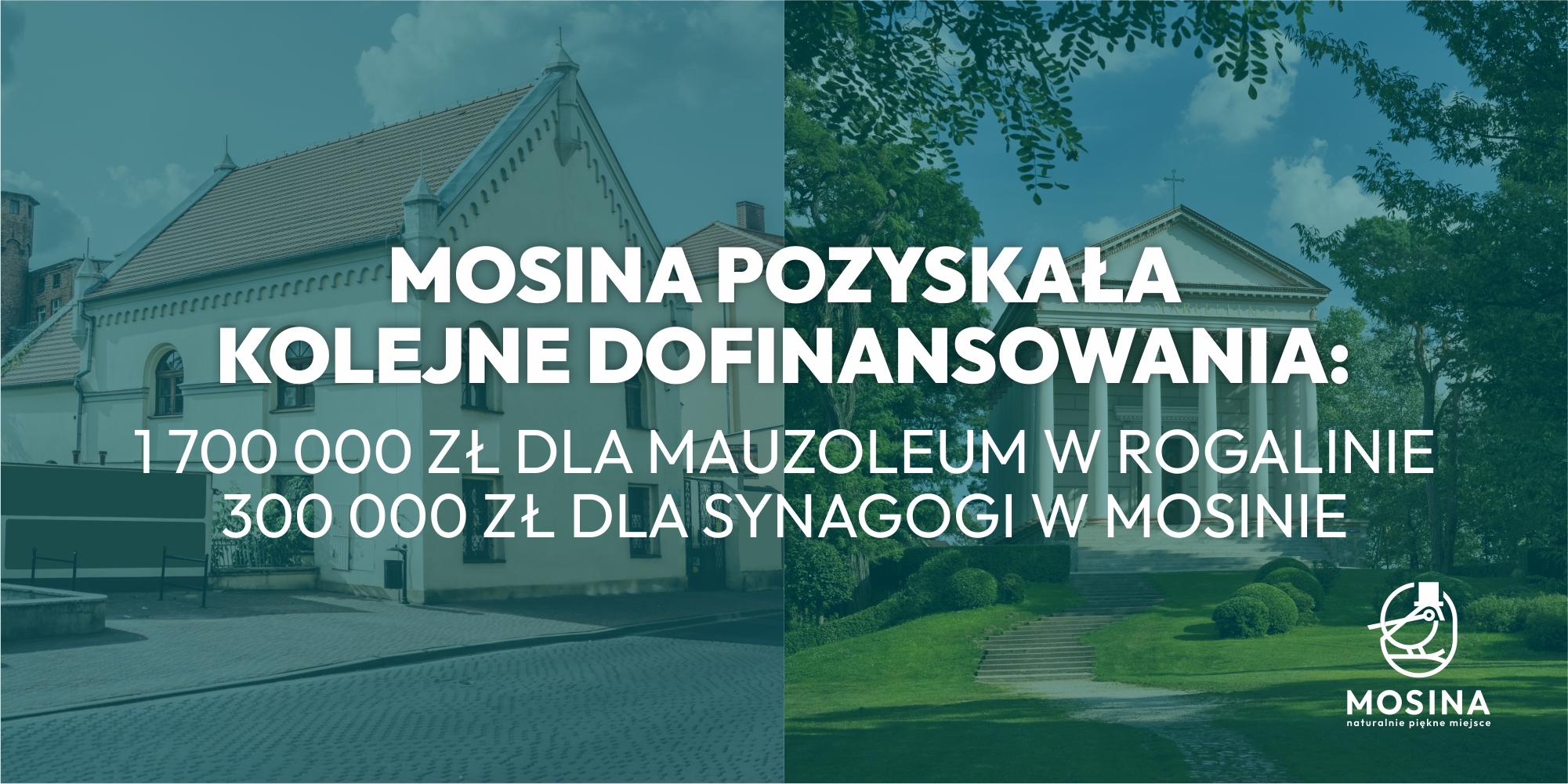 Urząd Miejski w Mosinie :: 2 mln zł dla Gminy Mosina